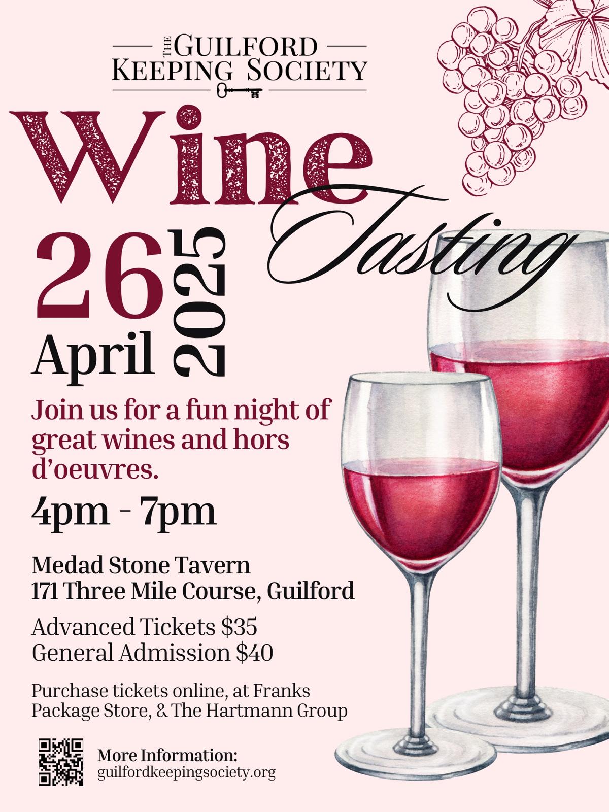 Wine Tasting 2025 - Guilford CT Tourism